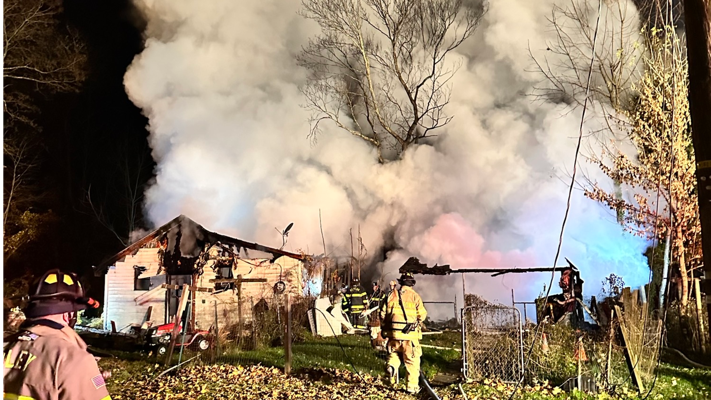 Overnight fire destroys 2 Oley Twp. homes | Berks Regional News | wfmz.com
