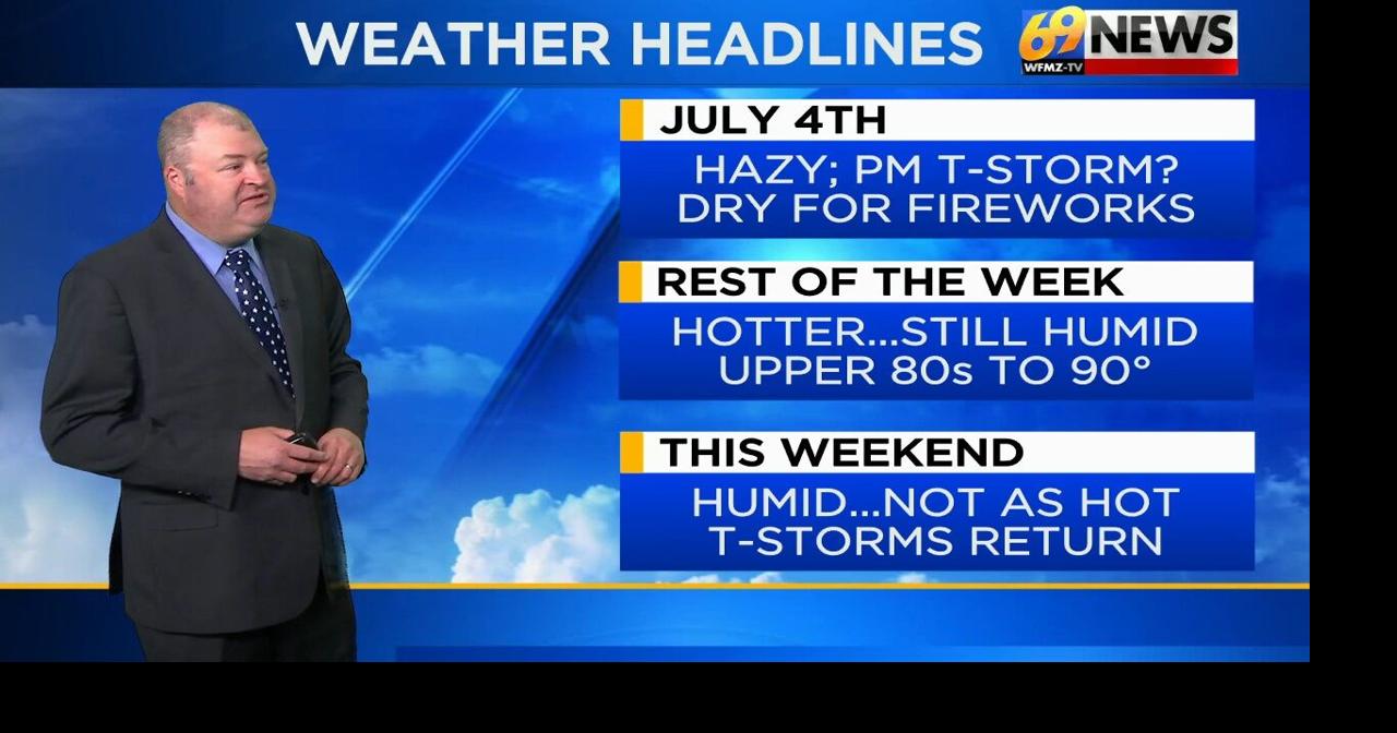 Humid with some sun and a thunderstorm in spots today; hot and humid to ...