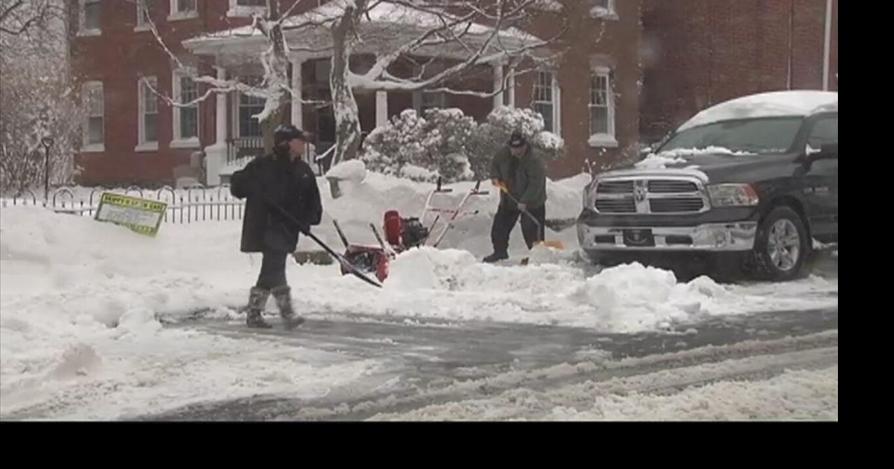 Neighbors in Quakertown help each other dig out by shoveling snow ...