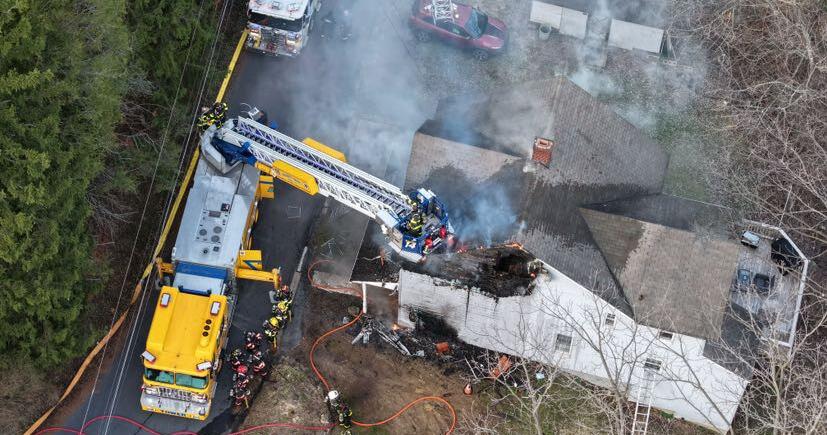 Firefighters battle second‑alarm fire at Northampton Co. family home ...