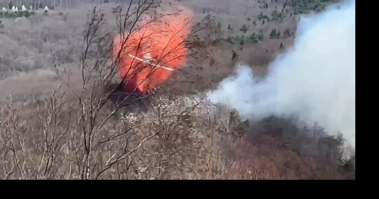 'The mountain is on fire': Brush fire in Jim Thorpe continues to burn ...