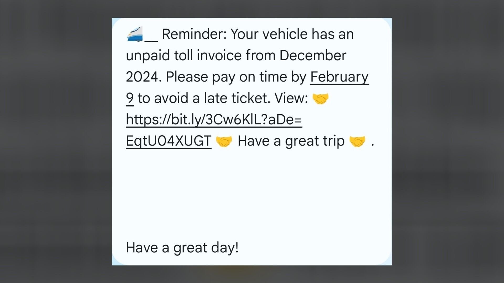 Turnpike officials warn of new text messaging scam targeting unpaid ...