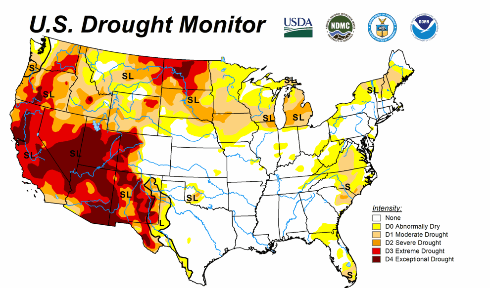 Western states are having the worst drought in at least 20 years ...