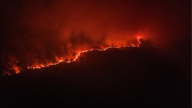 Blue Mountain fire spreads to more than 100 acres (UPDATED ...