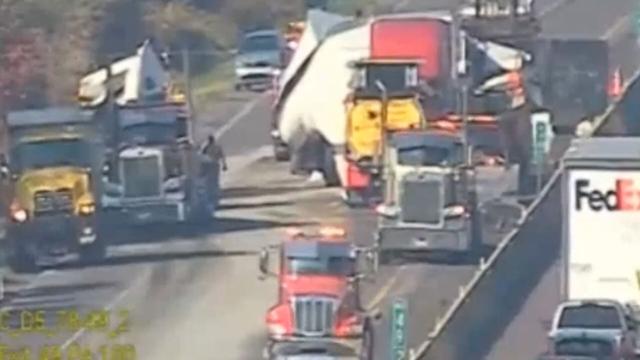 Roadway reopens after multi tractor-trailer crash closed I-78 East for ...