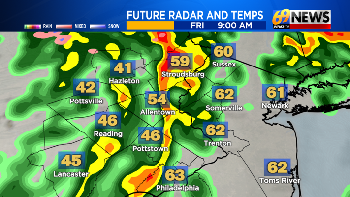 Get ready for soaking rain, a rumble of thunder, and strong winds ...