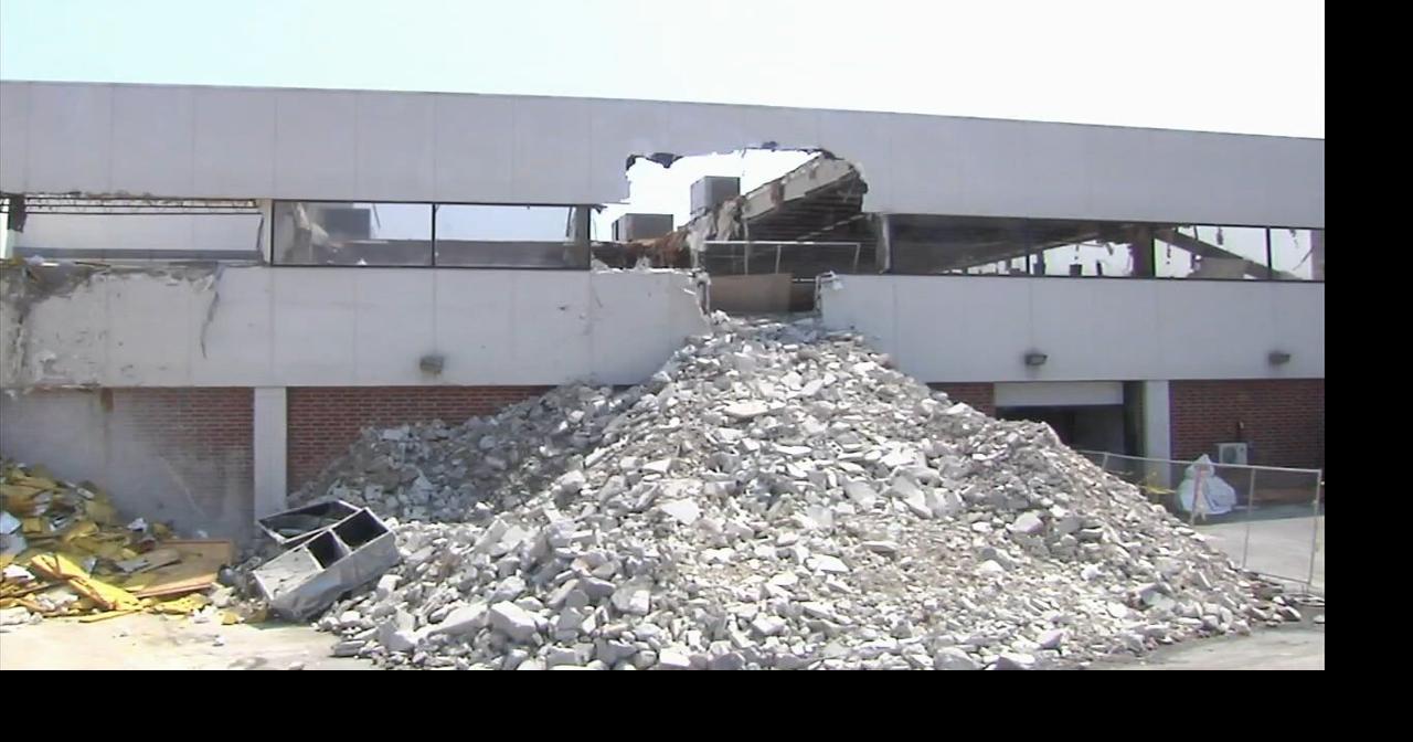 Crews tear down part of old Morning Call building in Allentown | Lehigh ...