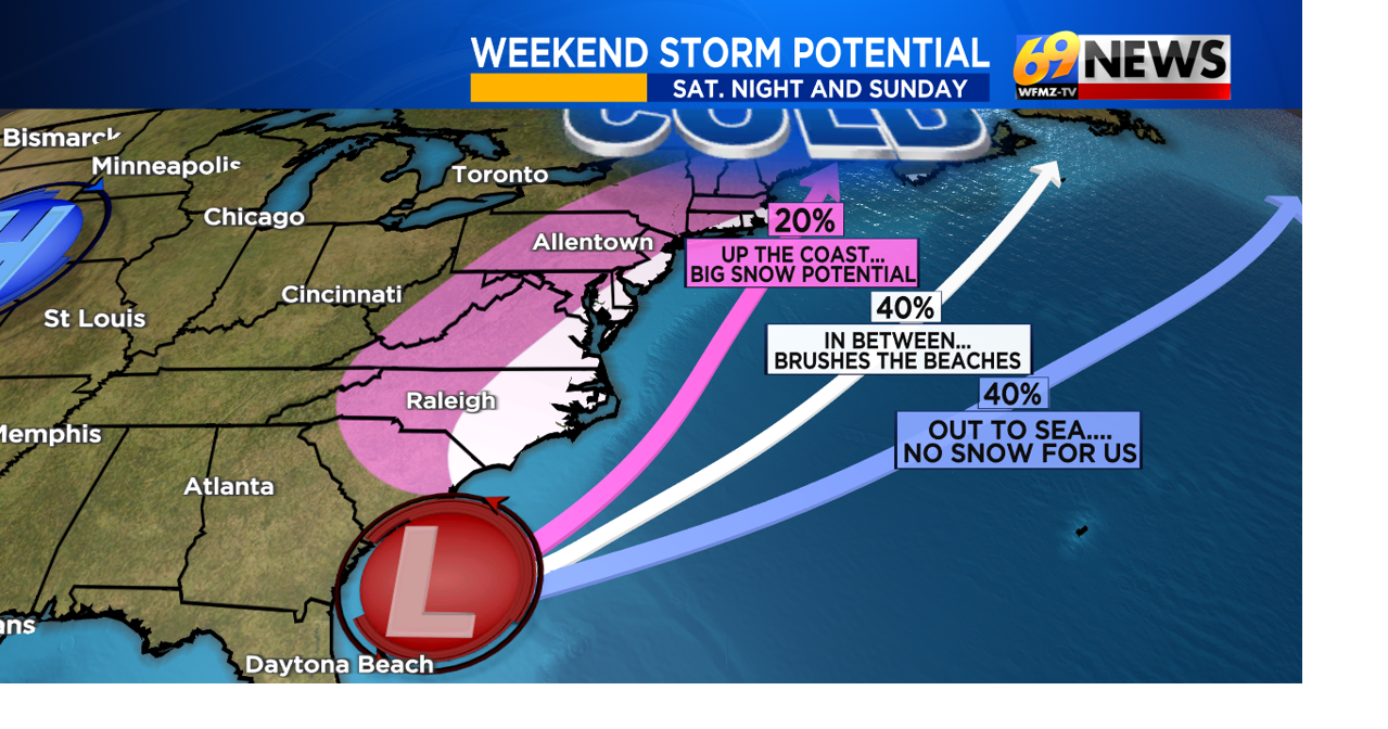 Strong coastal storm likely to develop this weekend...but track still ...