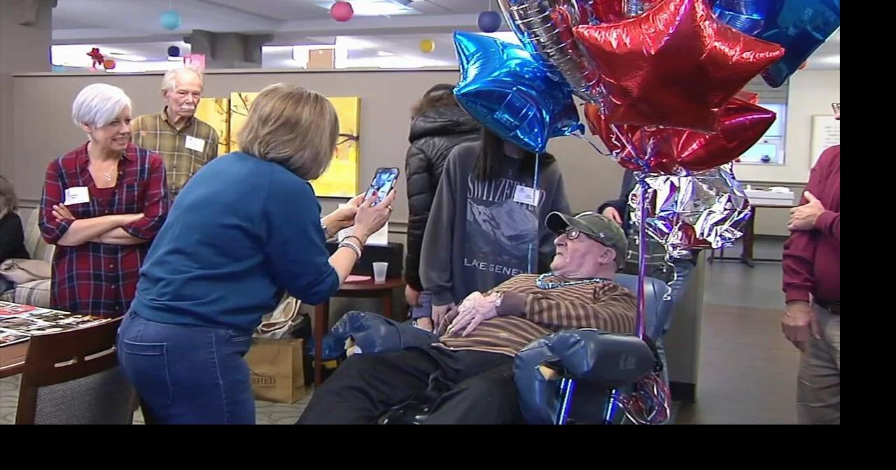 WWII veteran celebrates 100th birthday in South Whitehall | Lehigh ...