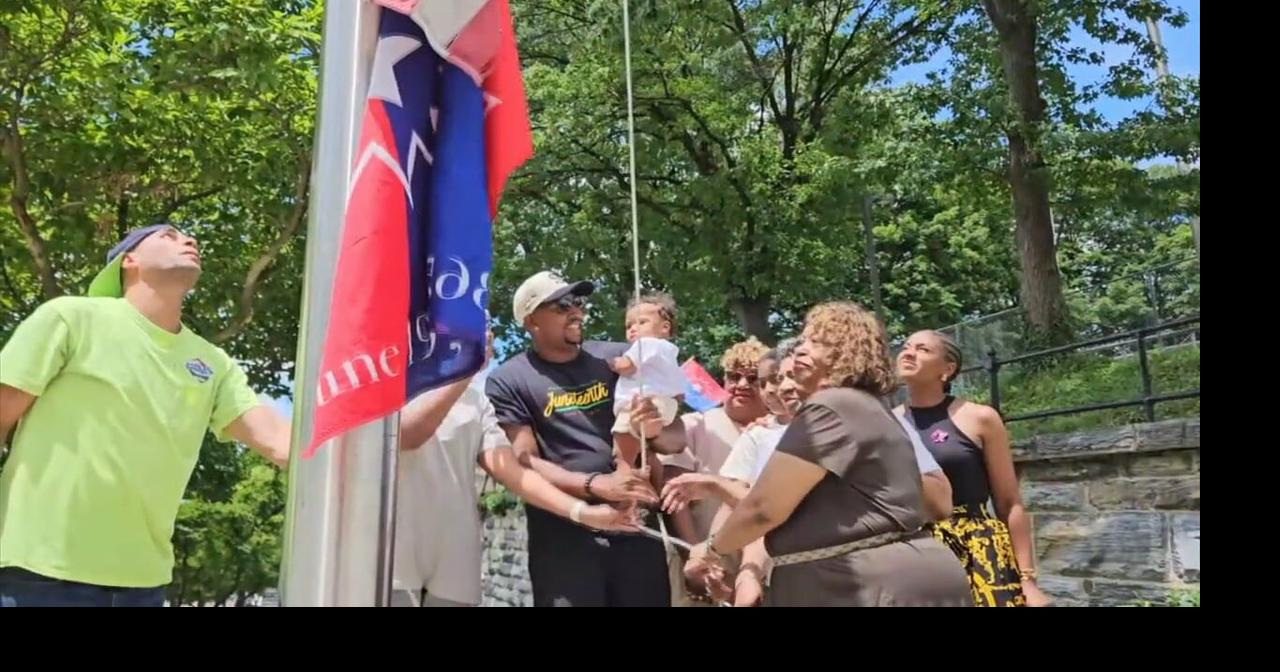 Reading celebrates Juneteenth with flag raising in city park | Reading ...