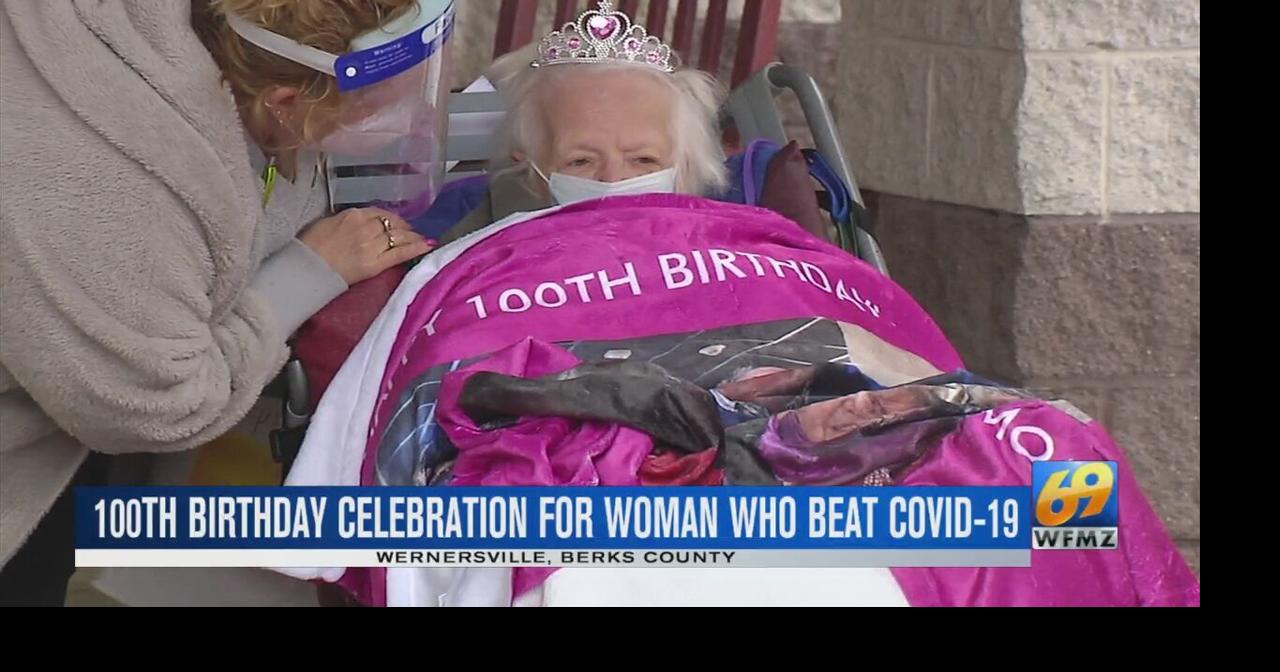 100th birthday celebration held for woman who beat COVID-19 | Good News ...