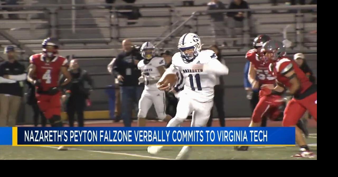 Nazareth quarterback Peyton Falzone Commits to Virginia Tech | Sports ...
