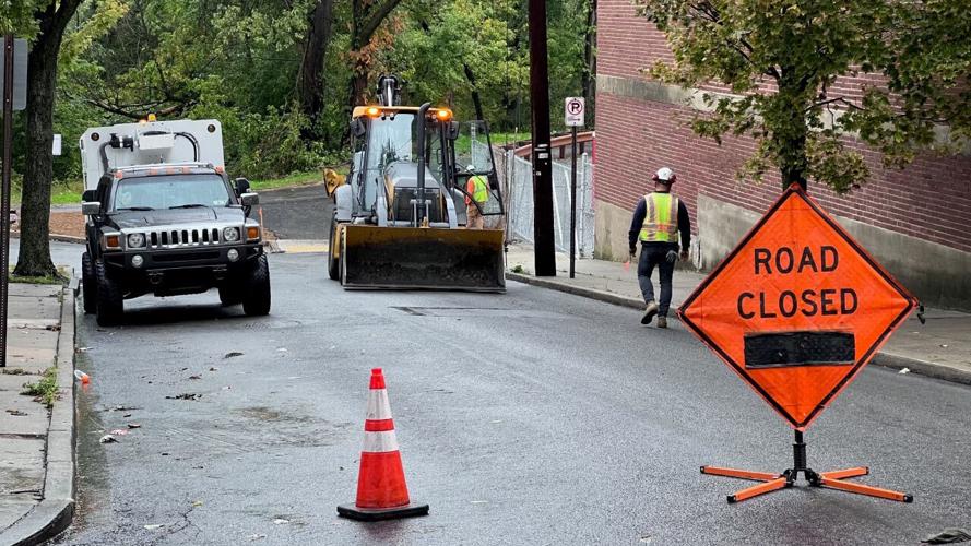 Construction crews hit gas line in Allentown | Lehigh Valley Regional ...
