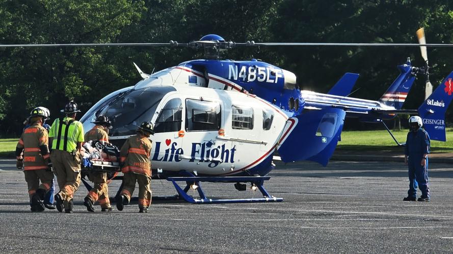 Rollover crash in Lehighton leaves one seriously injured, airlifted to ...