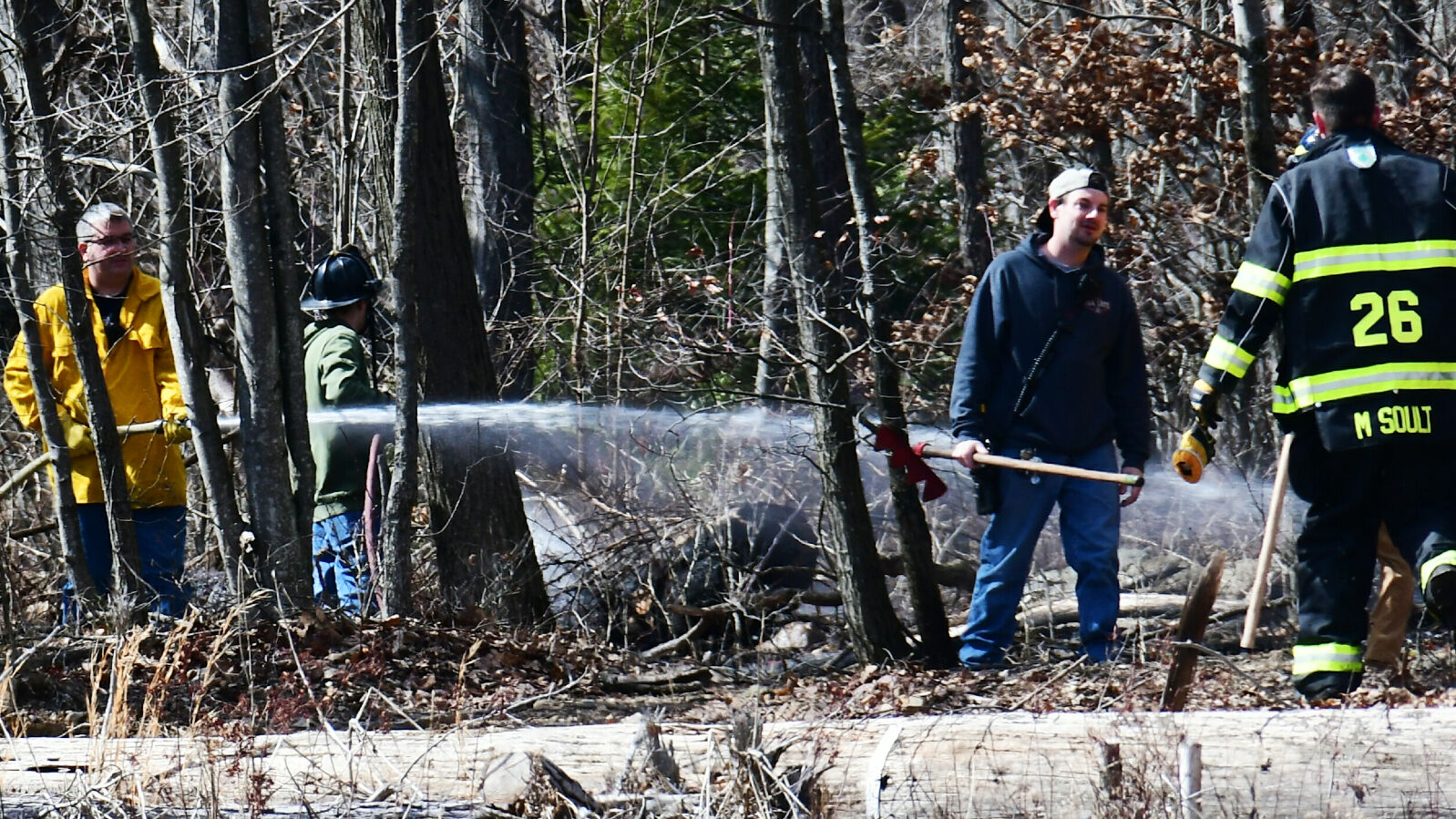 Officials clear fire crews after three-acre brush fire in Schuylkill ...