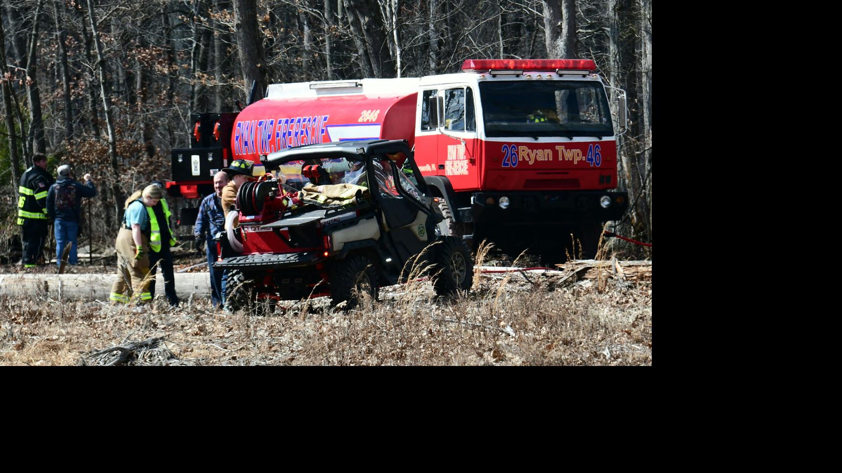 Officials clear fire crews after three-acre brush fire in Schuylkill ...