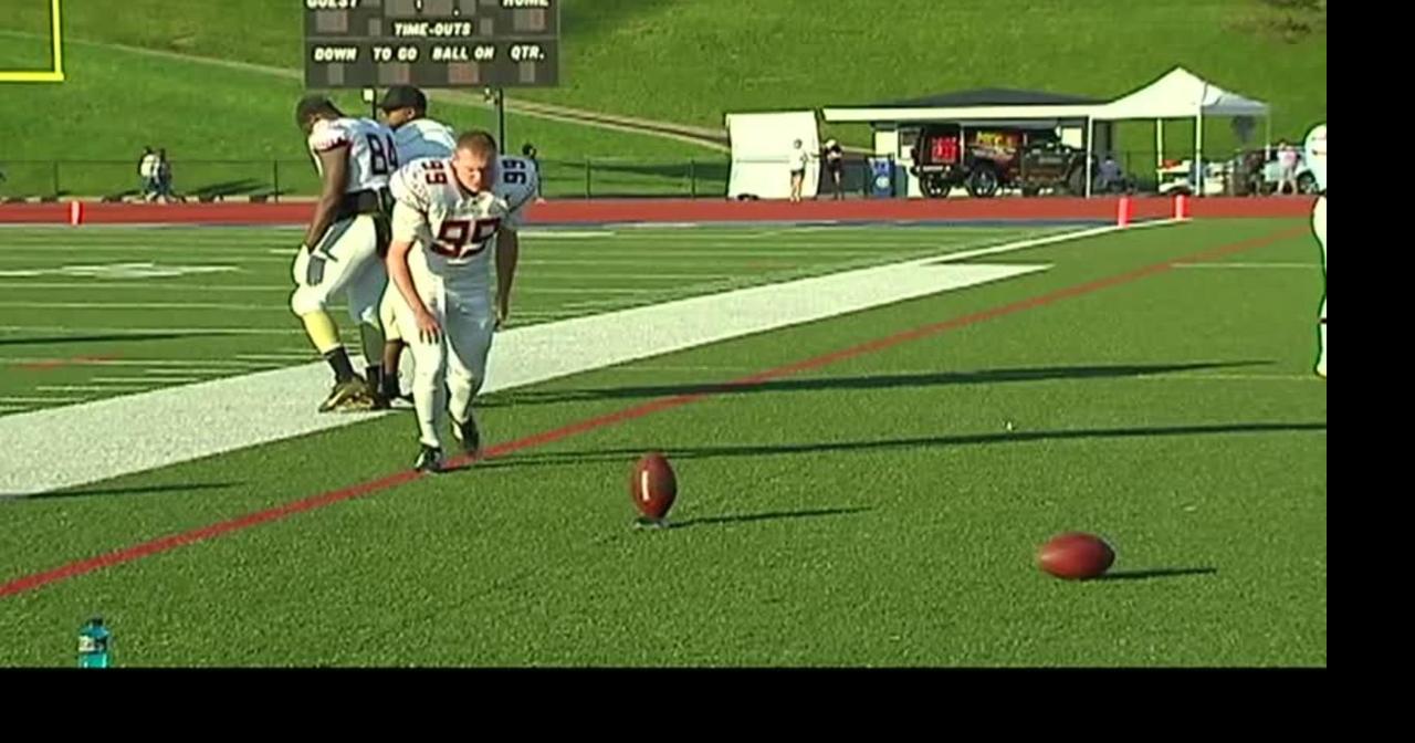 Two autistic football players are keeping their eyes on their goals ...