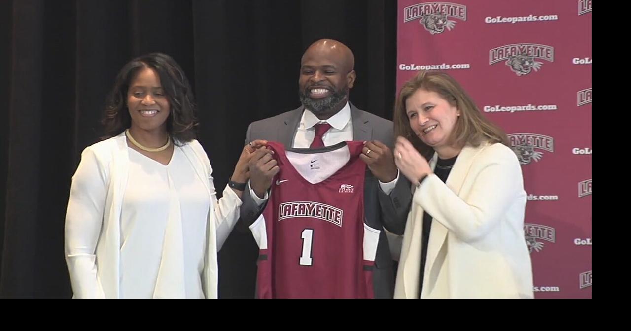 Lafayette officially introduces the newest men's head coach, Mike ...