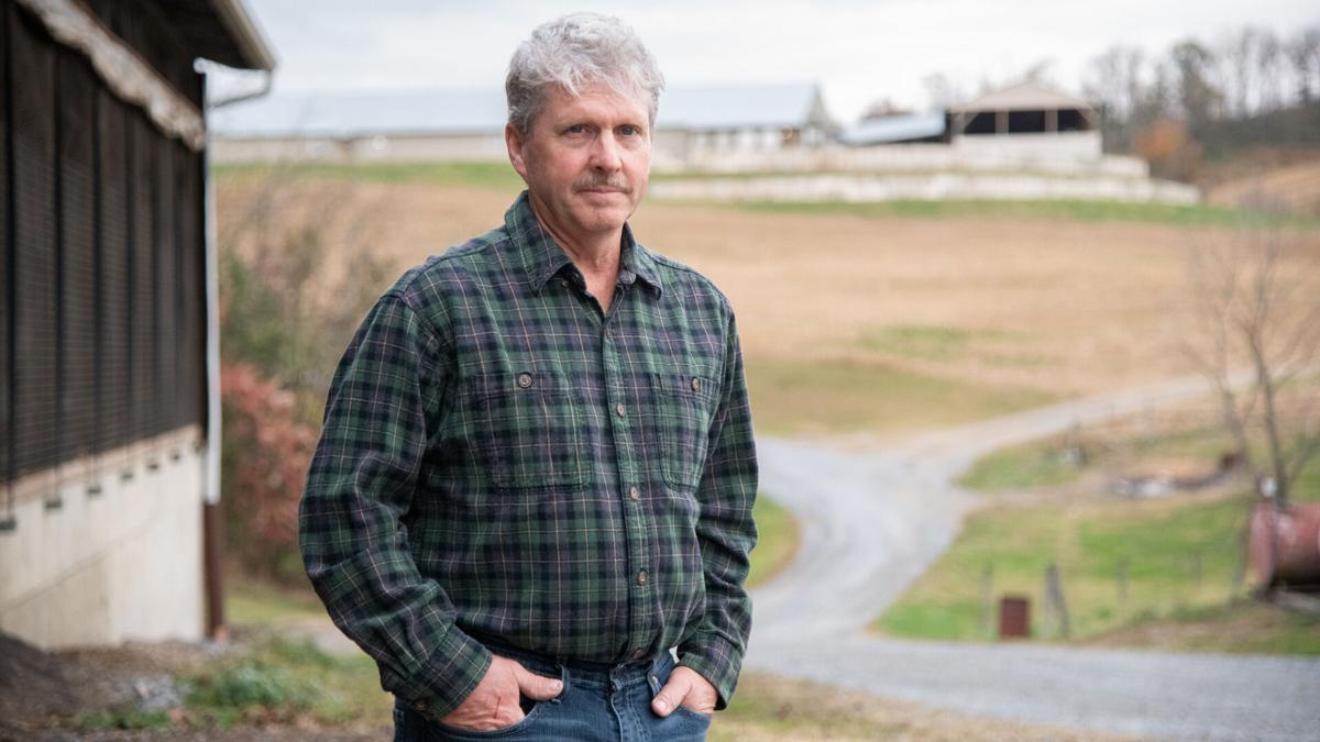 John Schueller stands beside his Tulpehocken Township barn in October ...