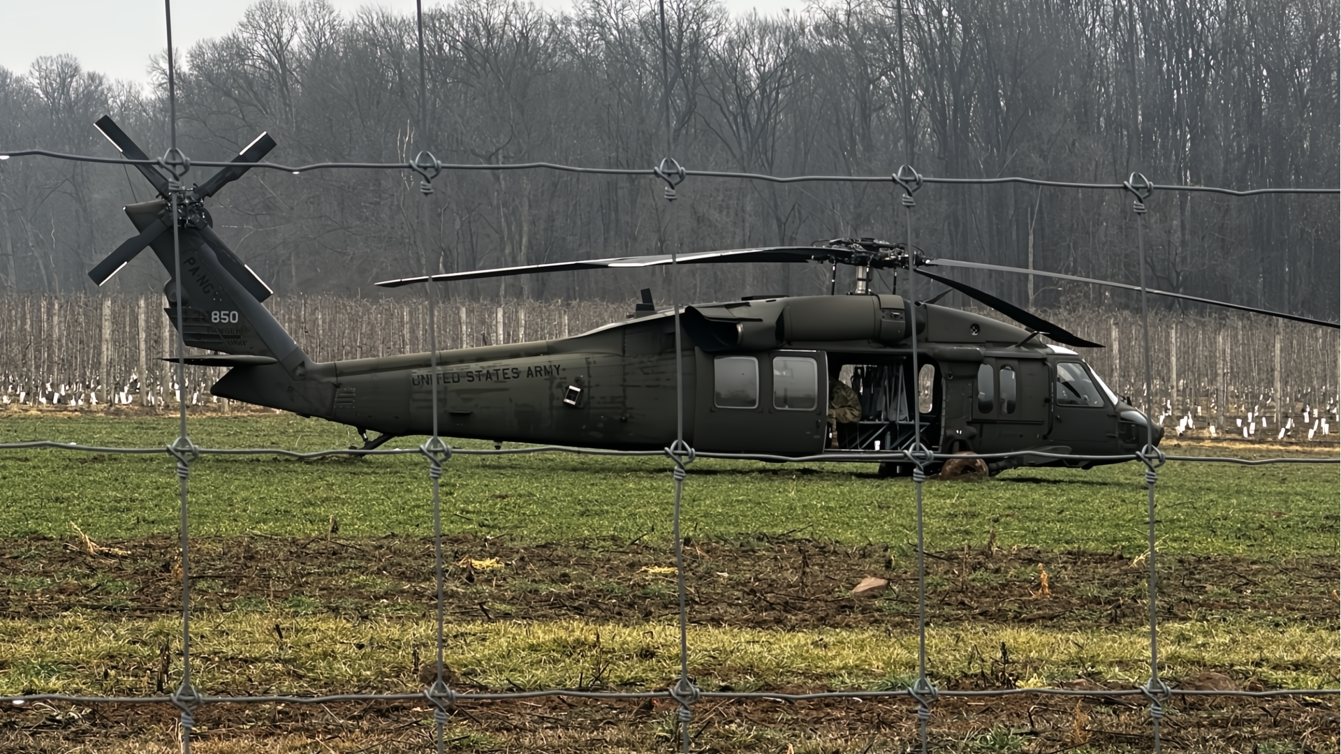 Military helicopter makes precautionary landing in Berks County field ...