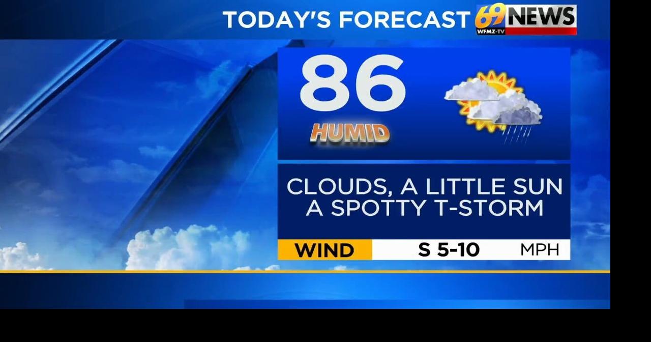 Meteorologist Matt Broderick's Thursday morning forecast | Video | wfmz.com