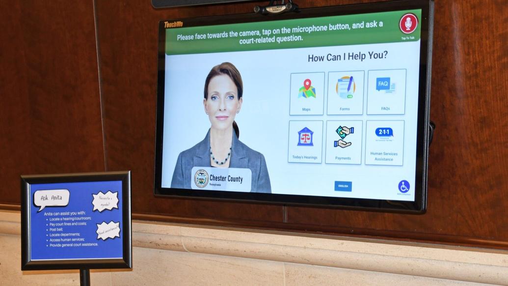 Chester County installs new interactive court information kiosks at ...