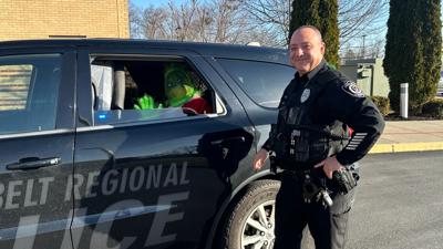 Grinch on the run after 'escaping' police custody in Plainfield Twp ...