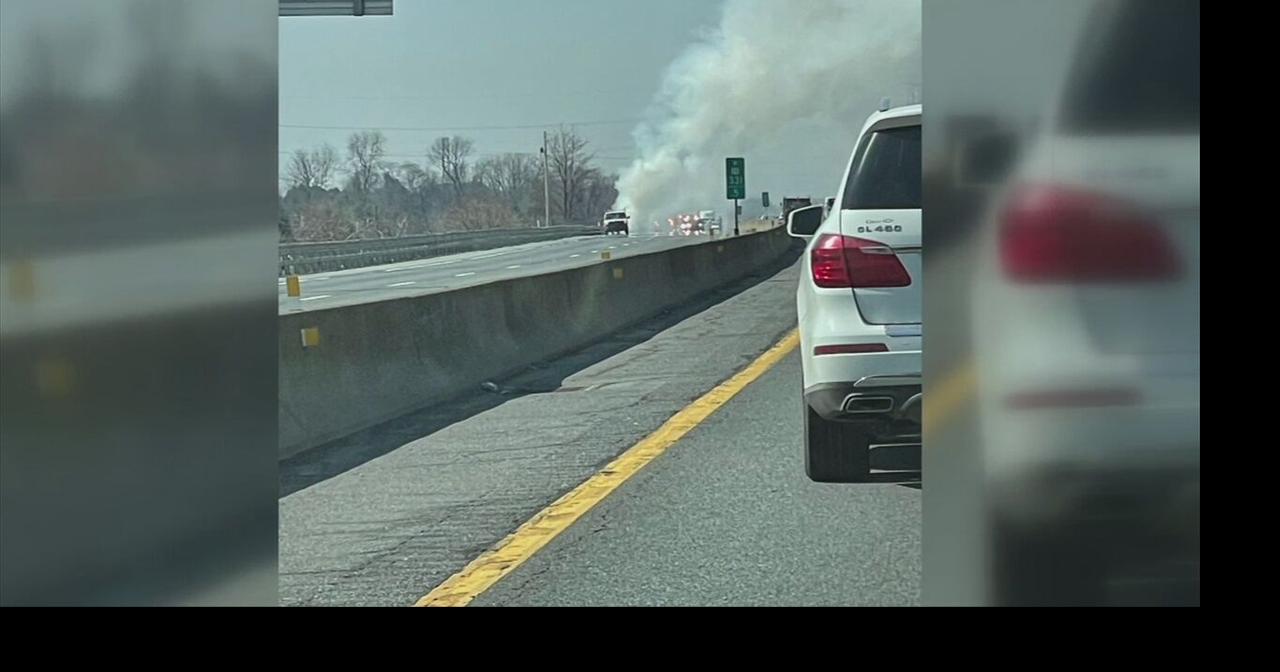 Trash truck catches fire on Route 22, blocks traffic for hours | Lehigh ...