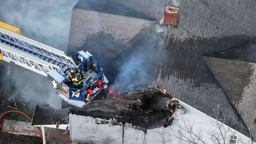 Firefighters battle second‑alarm fire at Northampton Co. family home ...