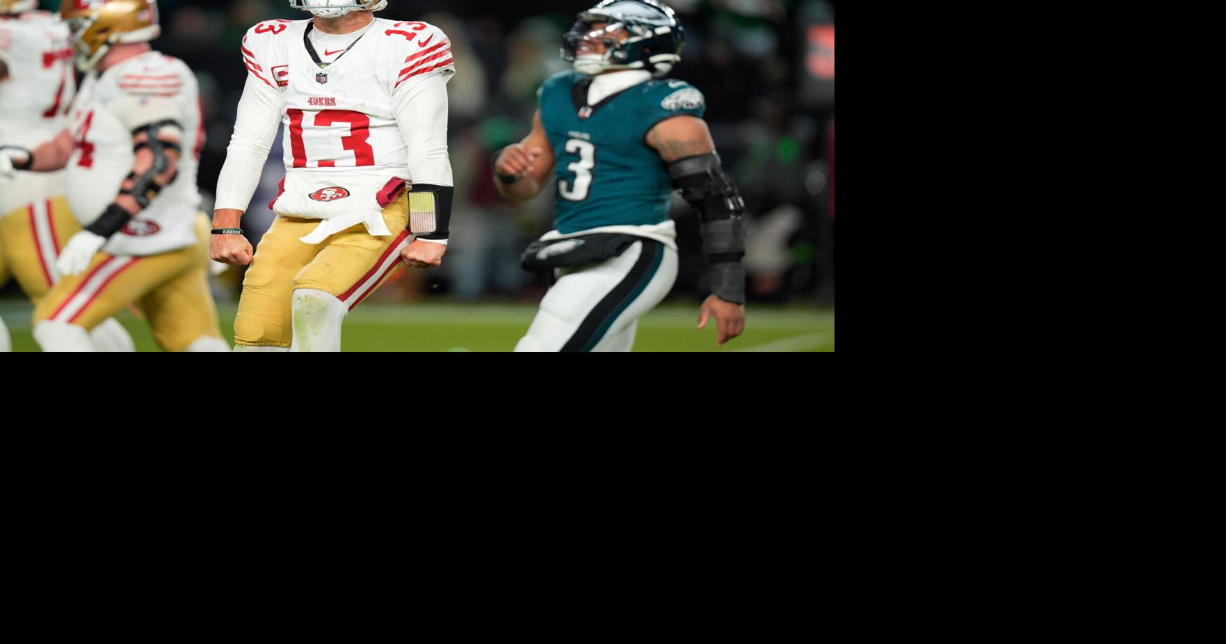 Purdy, 49ers eliminate defending Super Bowl champion Eagles with 23-19 ...