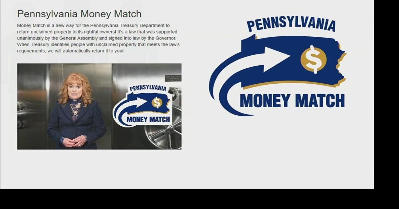 'Pennsylvania Money Match': Pa. Treasury mails 1st batch of checks for ...