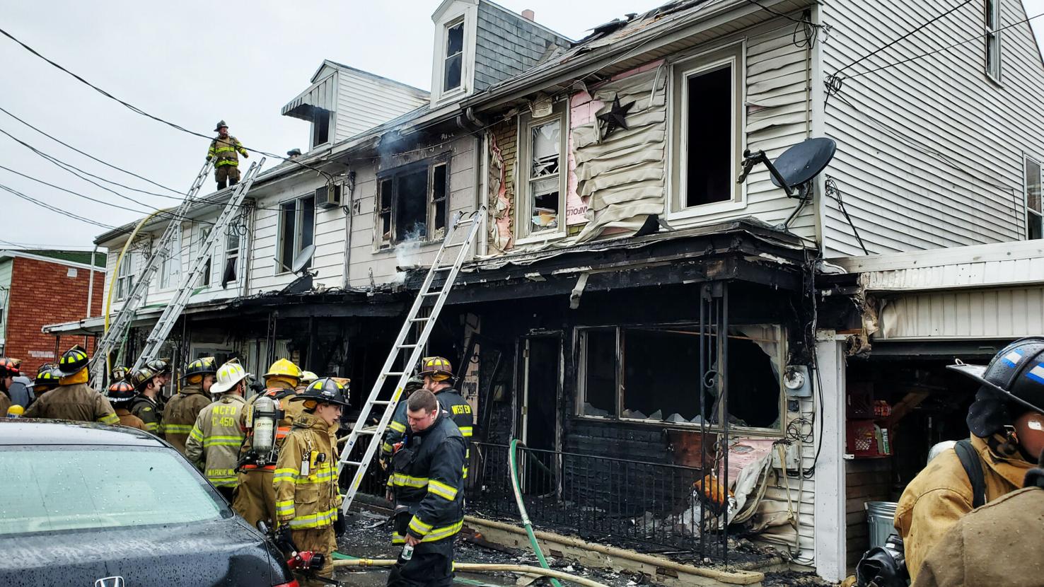 8 displaced after fire tears through row homes in Mahanoy City ...