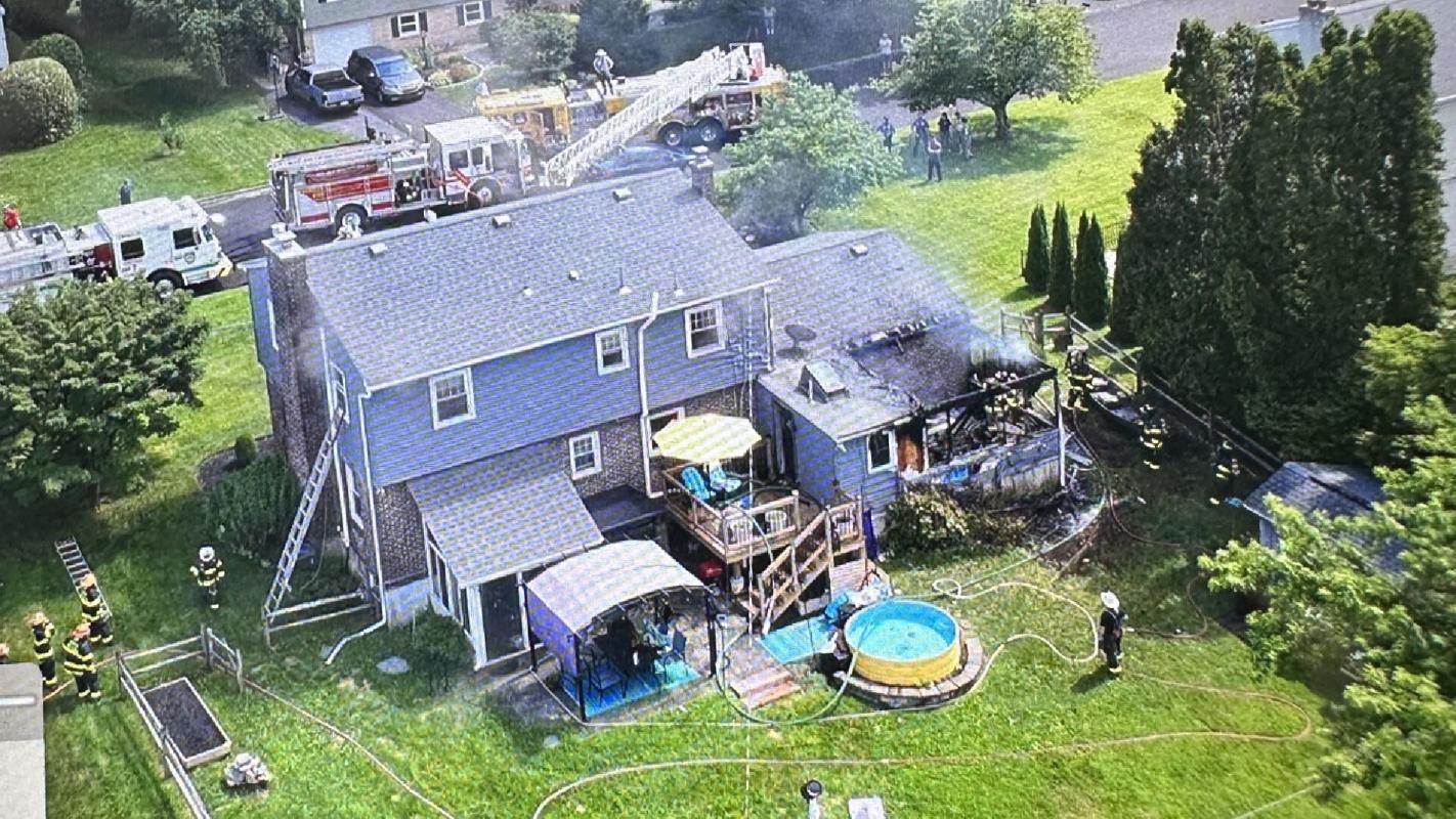 Firefighters battle 2nd alarm fire in Emmaus | Lehigh Valley Regional ...