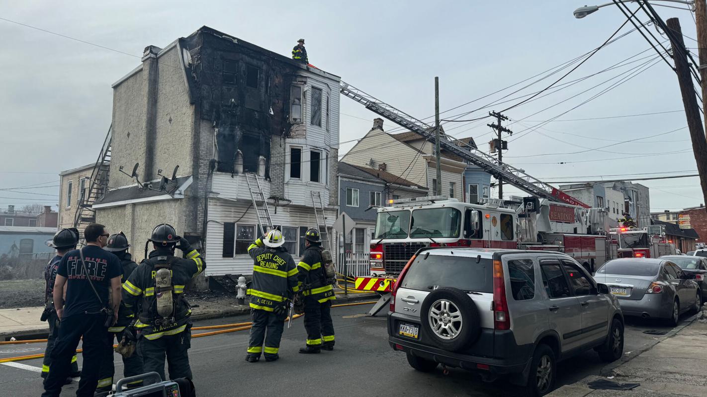 Firefighters rush to scene of 2nd alarm fire in Reading | Berks ...