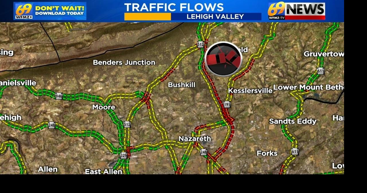 WATCH: 69 News 6 p.m. traffic report | Traffic | wfmz.com