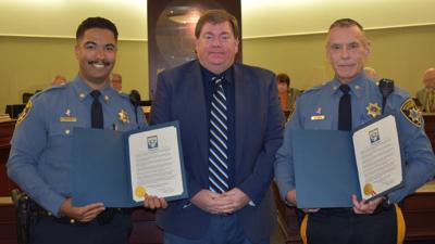 Northampton County deputy sheriffs honored for saving accident victim ...