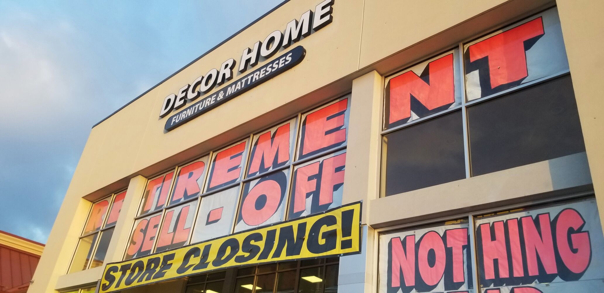 Furniture store closing sale near me store