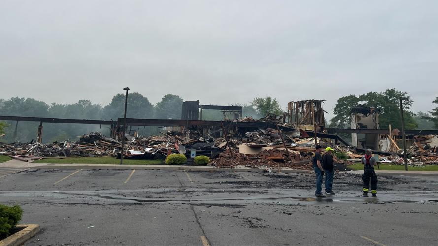 PHOTOS: Fire at Poconos shopping center | Poconos and Coal Region ...