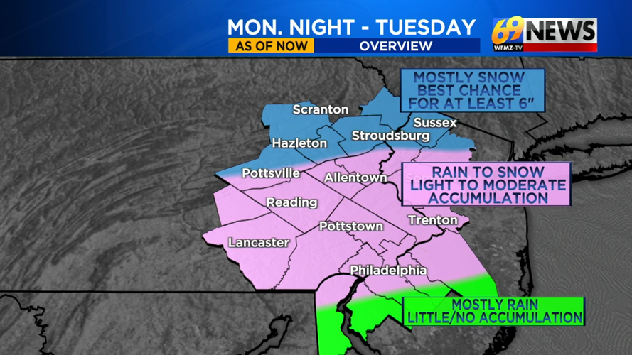 Mild Sunday; possible accumulating snow next week | Weather | wfmz.com