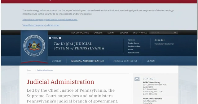 All services on Pa. Courts website restored after cyberattack ...