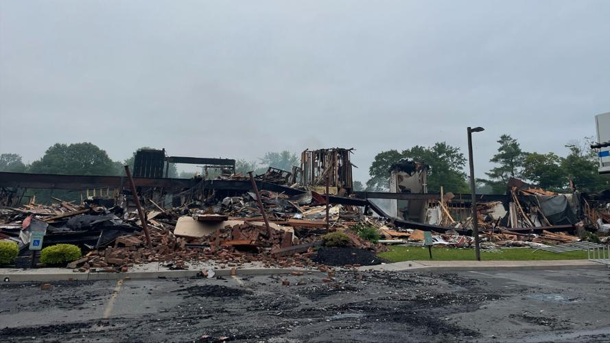 PHOTOS: Fire at Poconos shopping center | Poconos and Coal Region ...