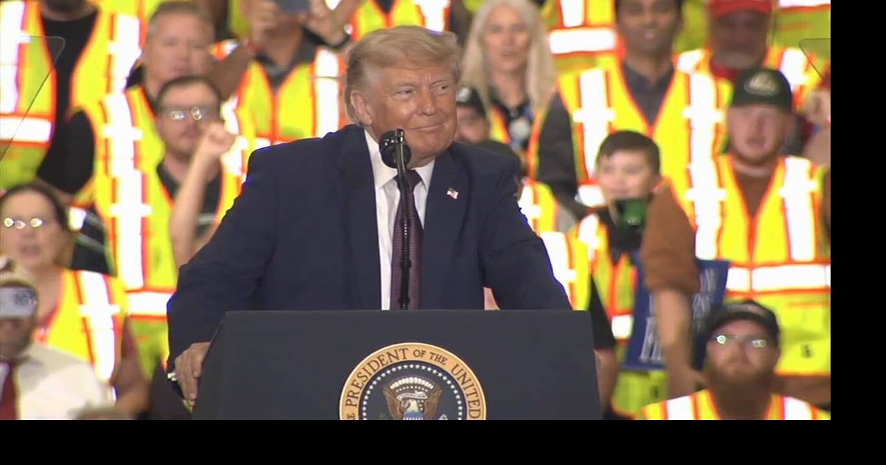 Trump supporters energized in Lower Macungie as President makes first ...