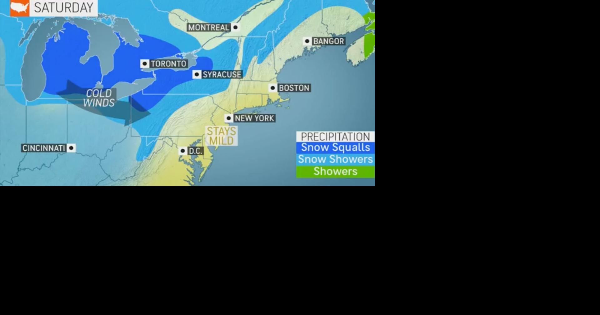 Seasonable Saturday, chilly Sunday; temperatures climb as spring ...