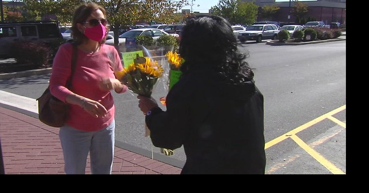 Local florist shares flowers with strangers, encourages them to 'Petal ...