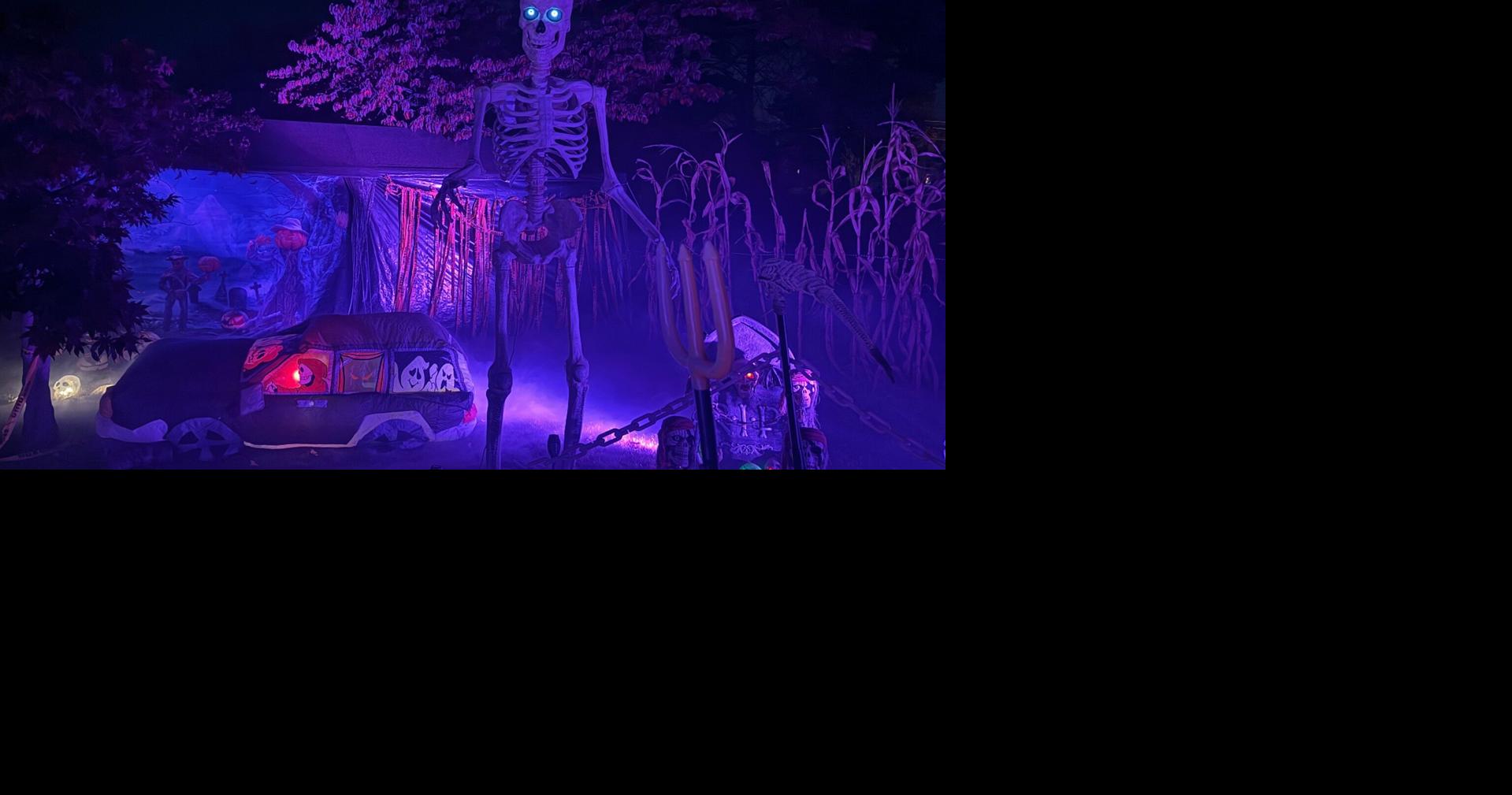 Family expects hundreds of trick-or-treaters at Exeter 'haunted house ...