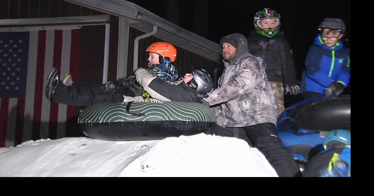 Front lawn turns into snow tubing track in Mertztown | Eastern Berks ...