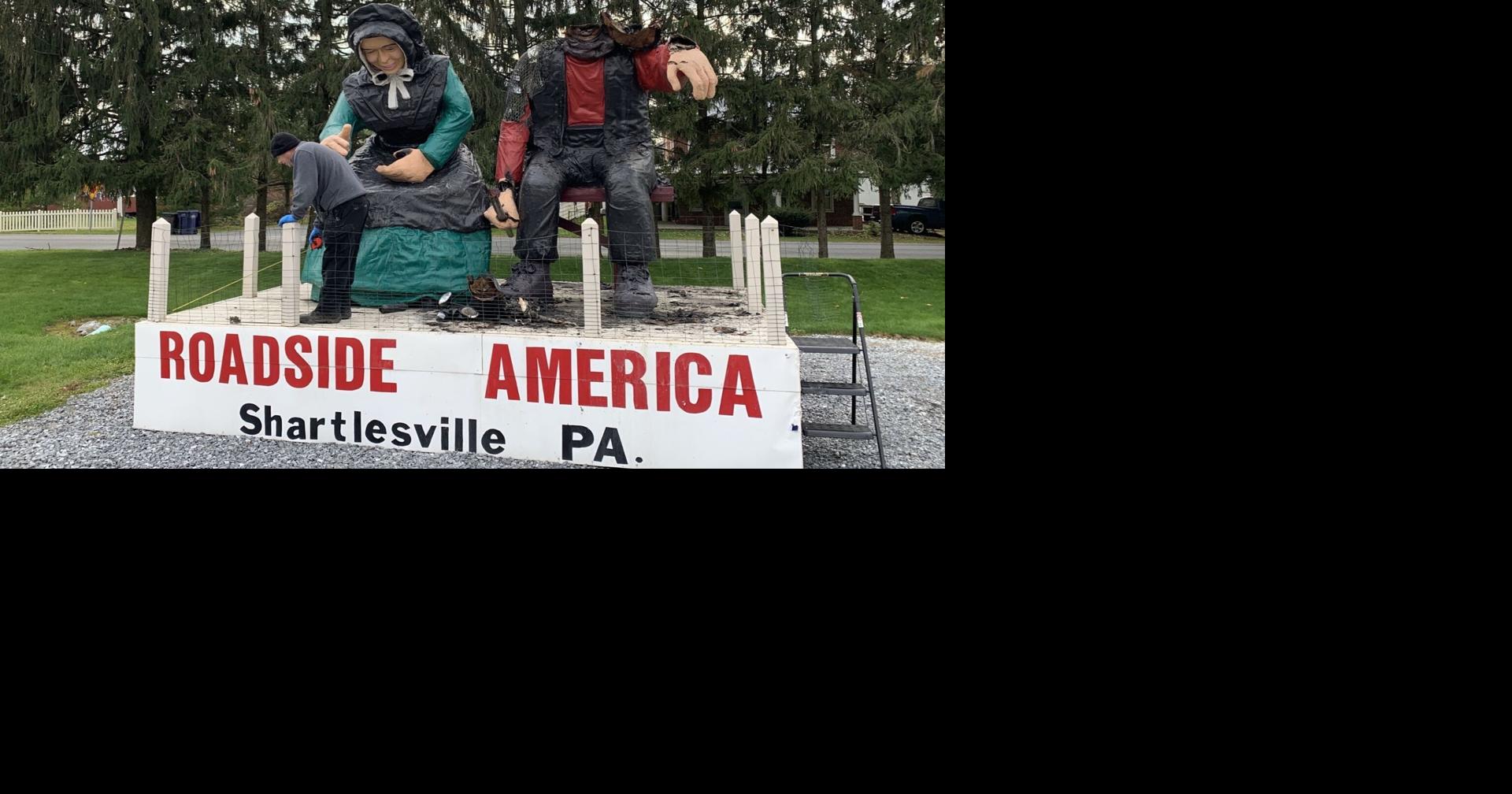 Amish statue set on fire after being moved to Lebanon | Berks Regional ...