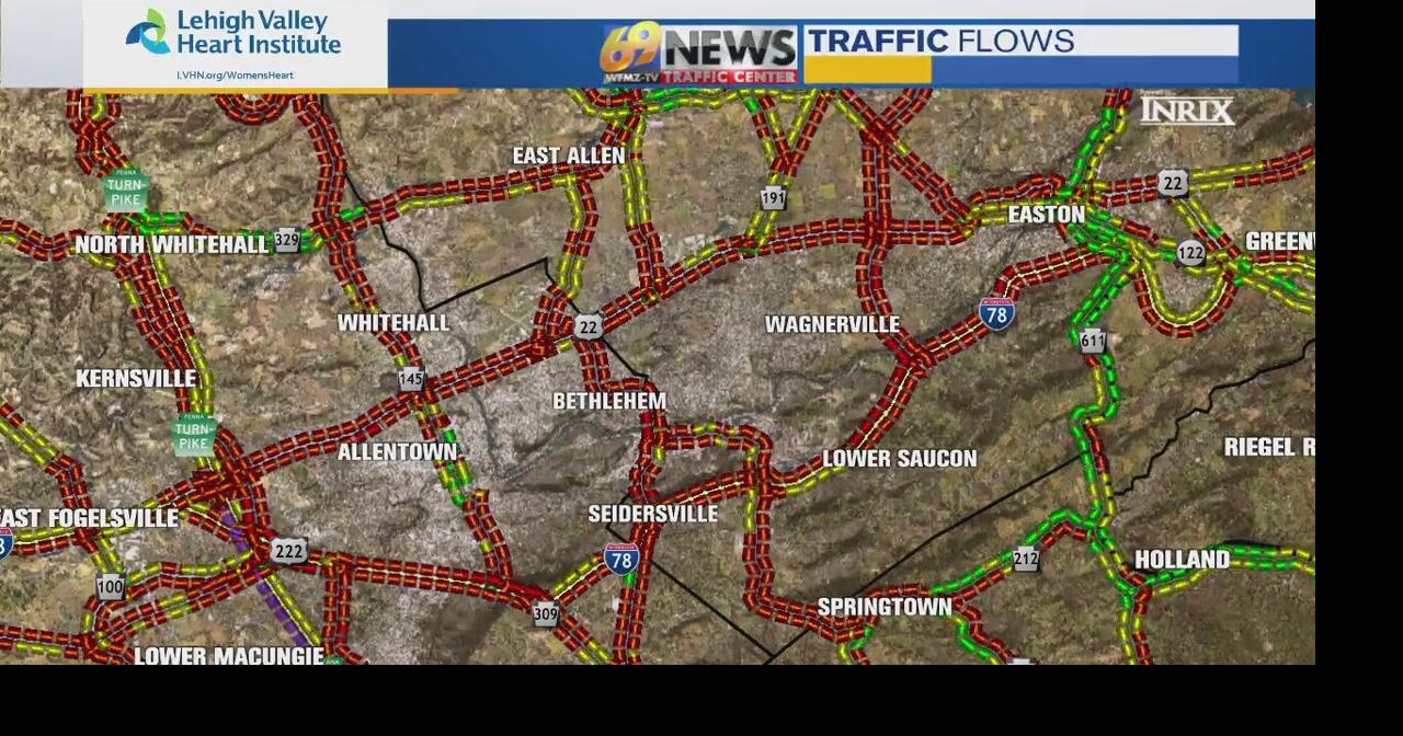 Steve Mittman's 12 p.m. traffic report | Traffic | wfmz.com