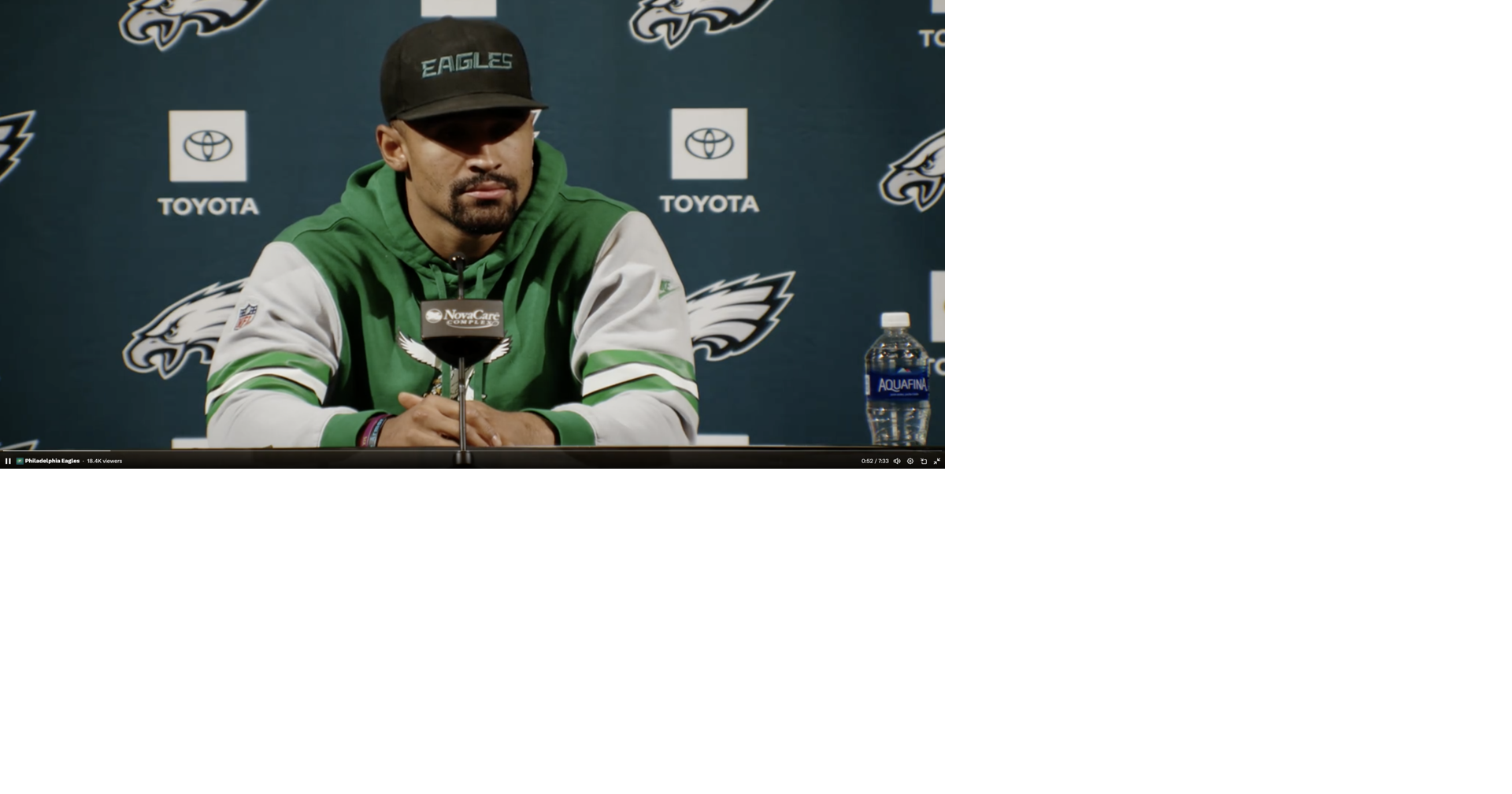 Cómo recibe Jalen Hurts las dos derrotas y mal momento de los Eagles ...