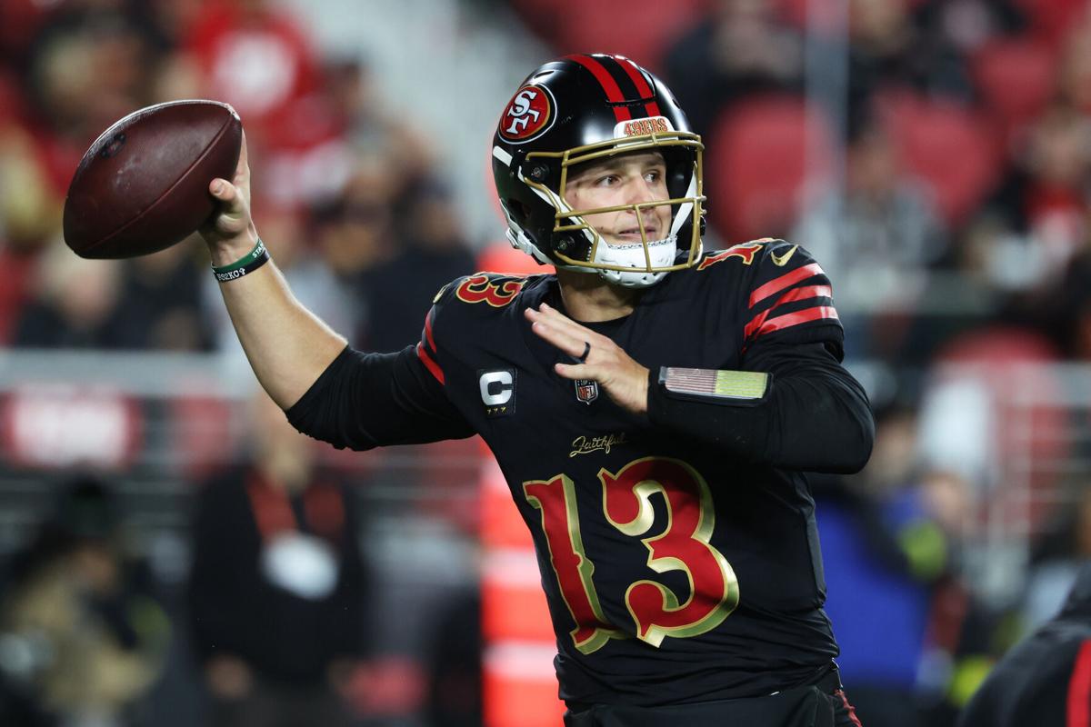 Brock Purdy leads 49ers back to Philadelphia for wild-card matchup 3 ...